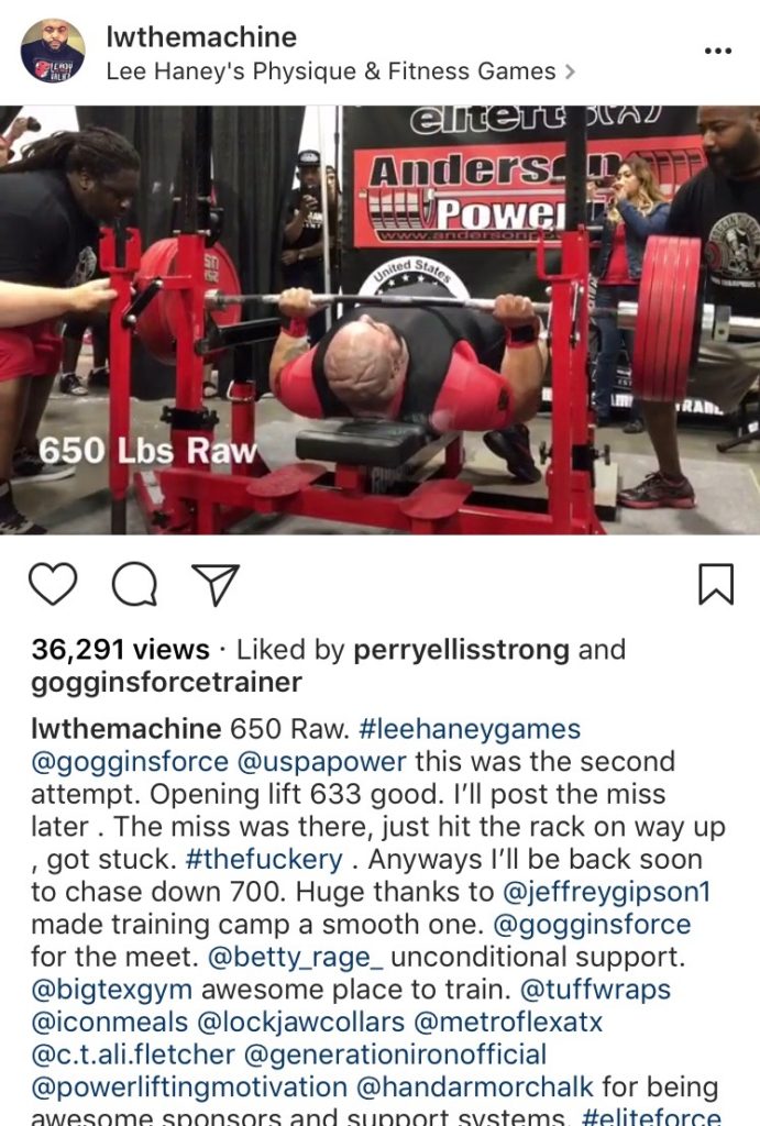 Goggins Force Open Invitational at the Lee Haney Expo 2017 - Goggins Force